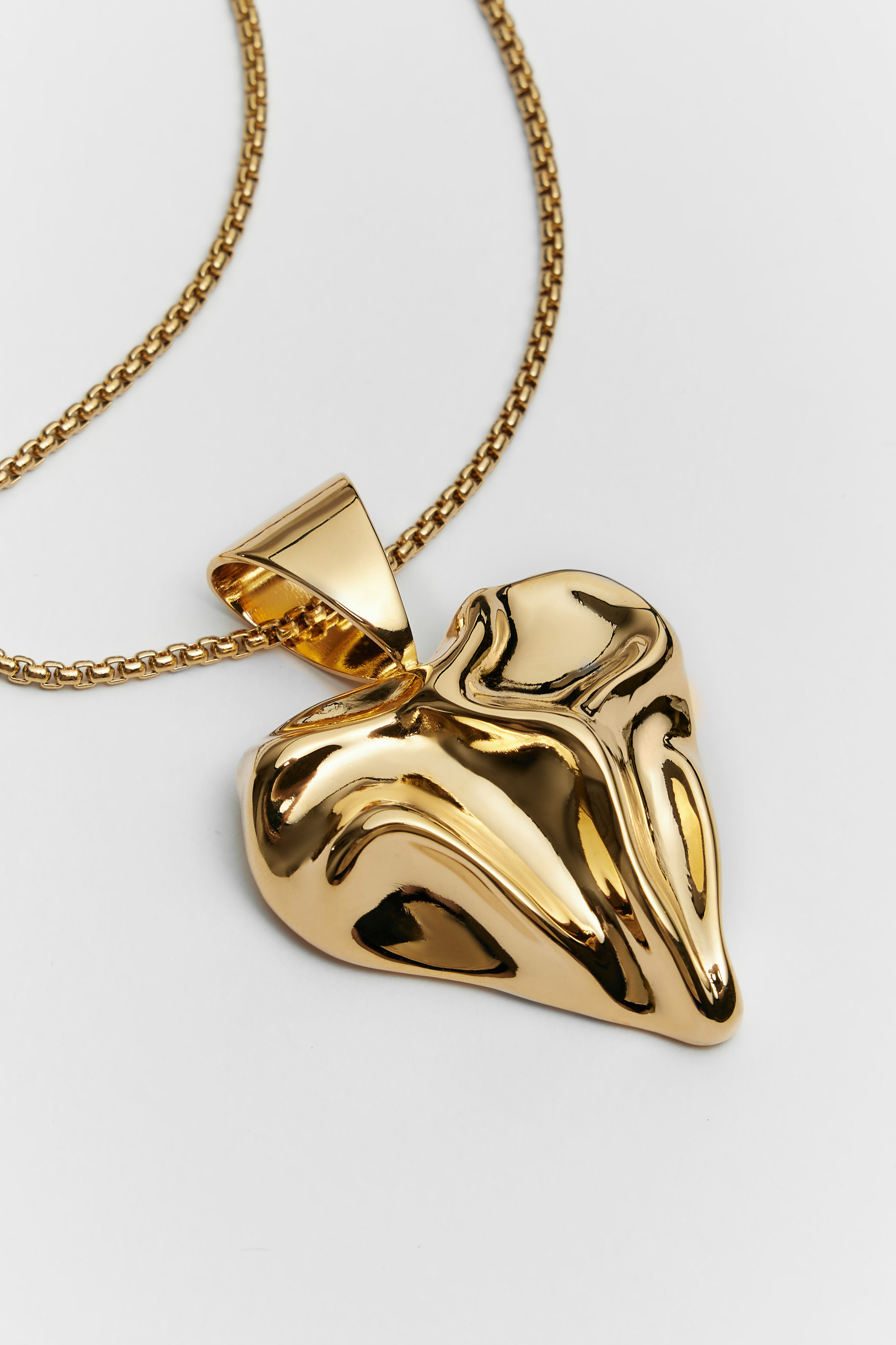 Long chain SELF-LOVE gold - I AM VOLYA UK - Ukrainian Fashion Boutique